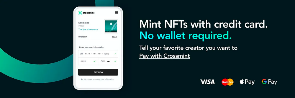 One Mint Blog - Crossmint & One Mint: Card Payments to Simplify the NFT Experience