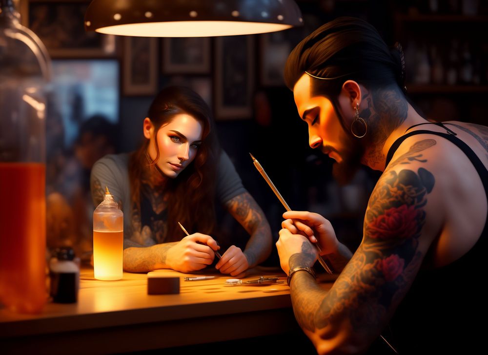 NFT Art Generator Blog - The Intersection of Tattoo Art and NFTs: A ...